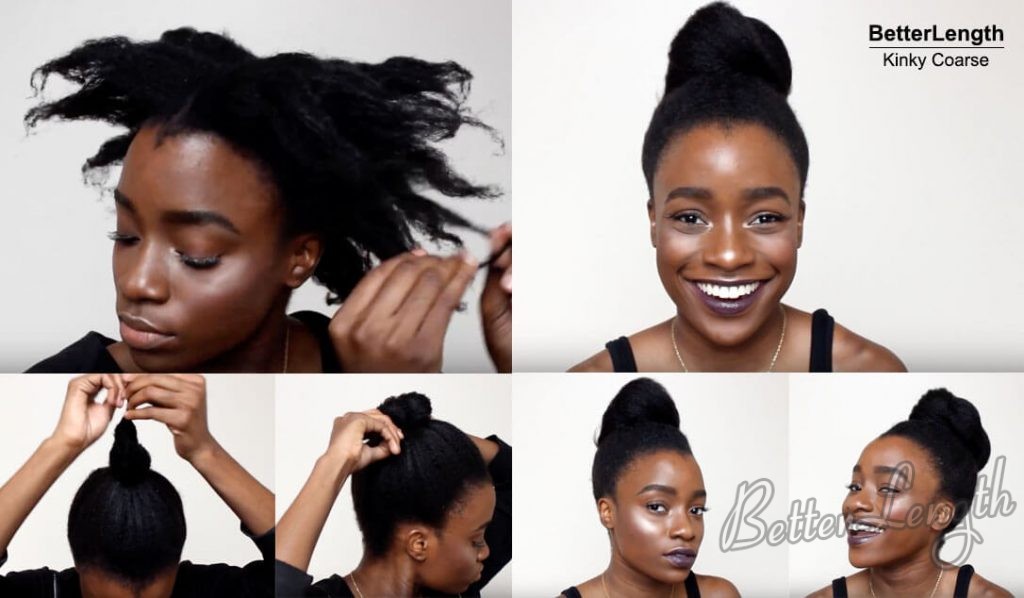 How to Protective Style using Textured Clip Ins | BetterLength Hair