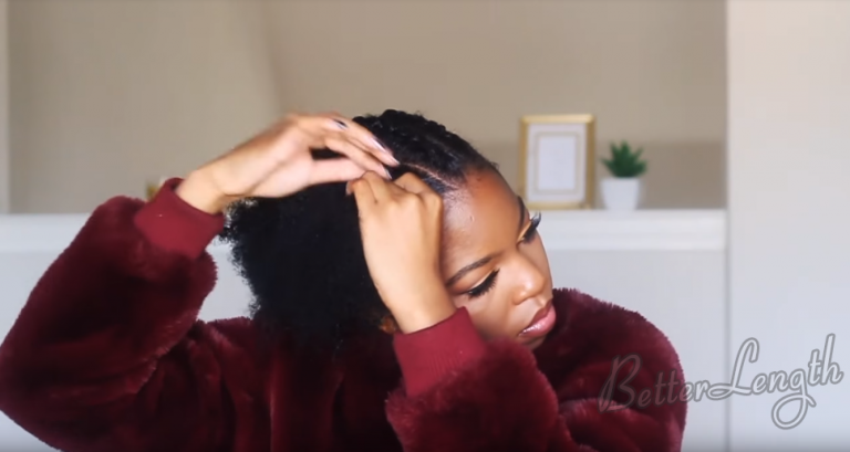 How to Do A Protective Style Braided Ponytail | BetterLength Hair