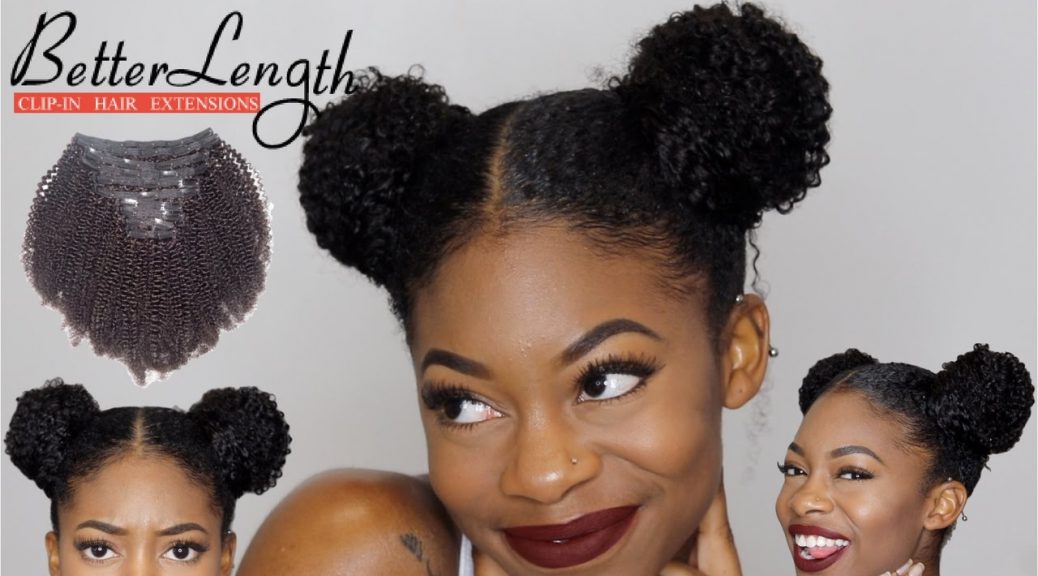 Easy Space Buns Tutorial with Clip-ins | BetterLength Hair